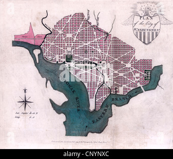map of washington Stock Photo - Alamy
