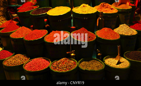 Colorful Variety of Spices Stock Photo - Alamy