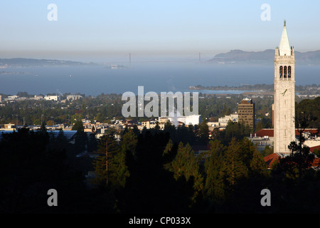 SATHER TOWER BERKELEY GOLDEN GATE BRIDGE BERKELEY UNIVERSITY OF ...