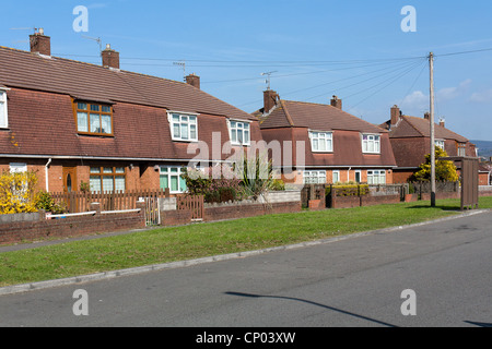 Cornish Type Houses in Port Talbot, South Wales, after remediation work ...