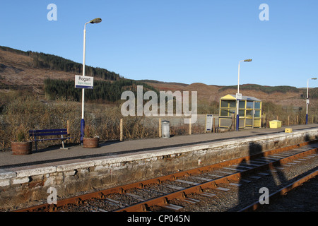 Rogart Railway station Scotland Stock Photo - Alamy