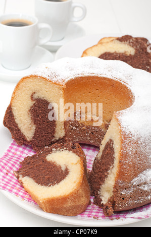 Homemade Marble Cake Stock Photo - Alamy