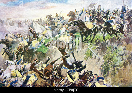 Emperor Napoleon I Bonaparte at the Battle of Waterloo, 18 June 1815 ...