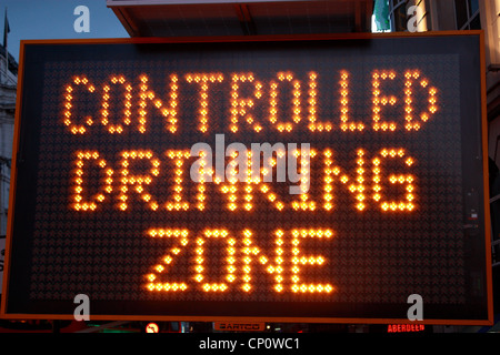 drinking controlled sign Stock Photo - Alamy