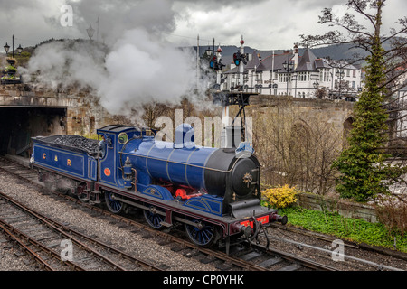Caledonian Railway 812 Class 0-6-0 No 828 Steam Locomotive travelling ...