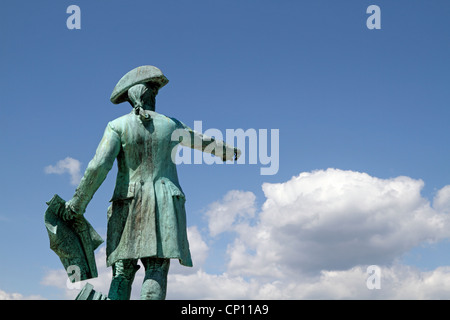 A 1934 Statue of French Nobleman and General Rochambeau who assisted ...