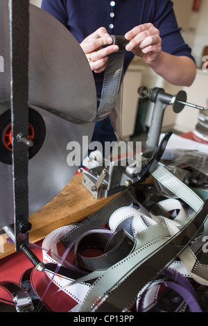 movie film splicer Stock Photo - Alamy