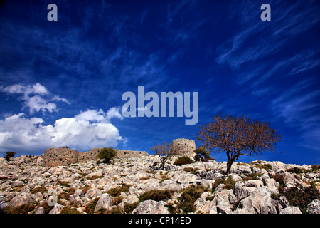 Panoramic view of Ano Kardamyla village, from Grias castle, Chios ...