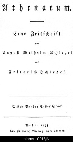 FRIEDRICH SCHLEGEL - 2 Stock Photo - Alamy