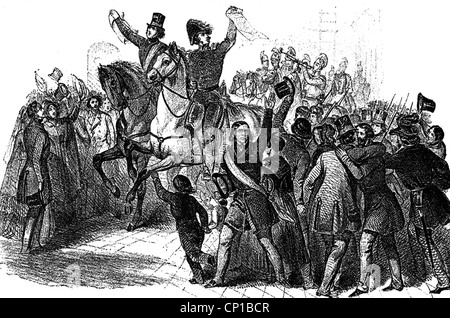 events, revolutions 1848 - 1849, Austria, March Revolution, orator in ...