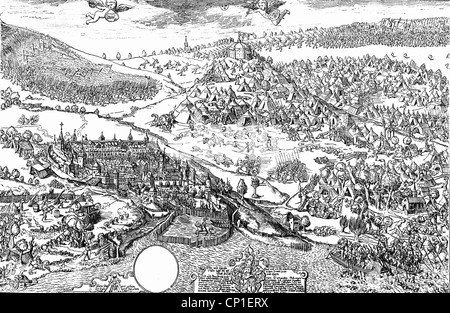 events, Burgundy Wars 1474 - 1477, Battle of Nancy, 5.1.1477, left page ...