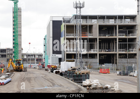 Civil Engineering construction project Queen Elizabeth II Bridge River ...