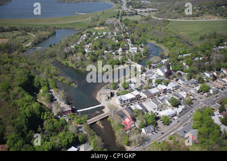Aerial photograph of Town of Clinton, New Jersey Stock Photo - Alamy