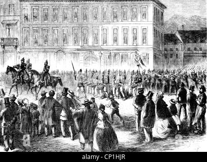 events, Austro-Prussian War 1866, Battle of Koenigraetz, 3.6.1866 ...