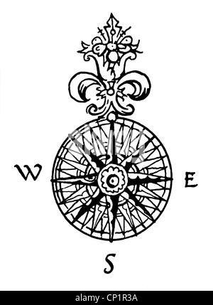 the compass rose Stock Photo - Alamy