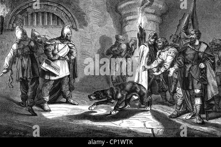 Middle Ages, Magyar Invasions 899 - 955, Battle of Riade, 15.3.933 ...