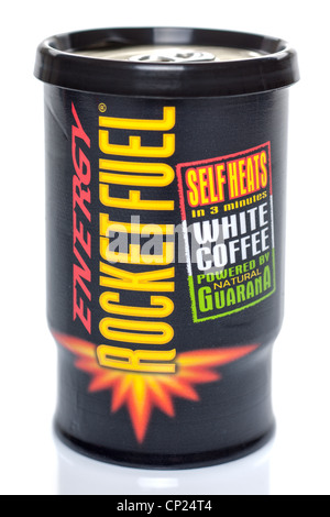 Self heating can of white coffee Stock Photo - Alamy