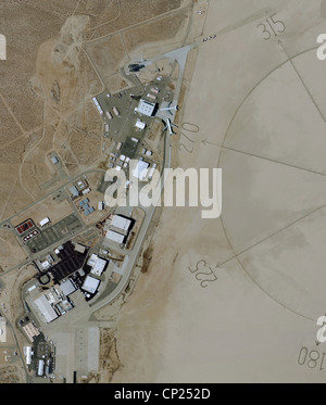 Aerial view of Edwards Air Force Base California during air show Stock ...