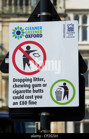 No litter sign penalty fine £100 fine for littering Yorkshire village ...