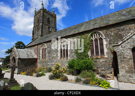 Summer, St Constantine’s Parish Church, Milton Abbot village, Devon ...
