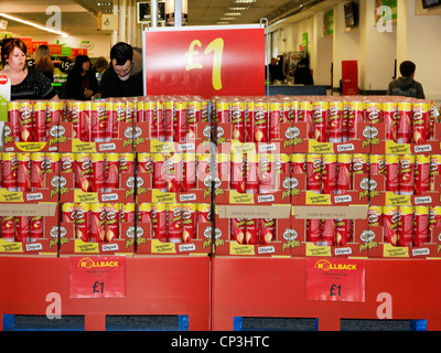 Display of crisps in a supermarket Stock Photo - Alamy
