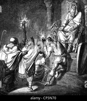 Otto I the Great, King of East Francia at the Battle of Lechfeld, 10 ...