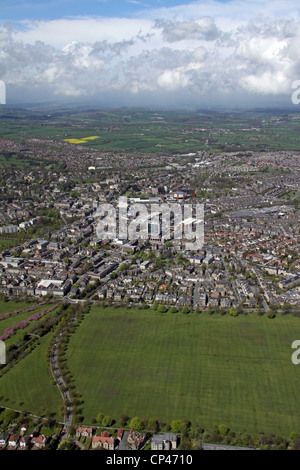 Aerial view of Harrogate and The Stray Stock Photo - Alamy