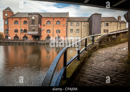 Wigan Pier, made famous by George Orwell, in Lancashire in NW England ...