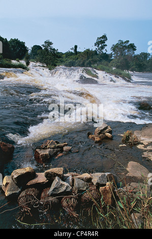 Cameroon - Southern Region - Greater Kribi. The Falls River Lobe Stock ...