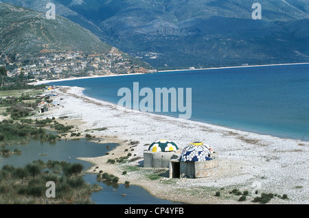 Qeparo beach, Albania Stock Photo - Alamy