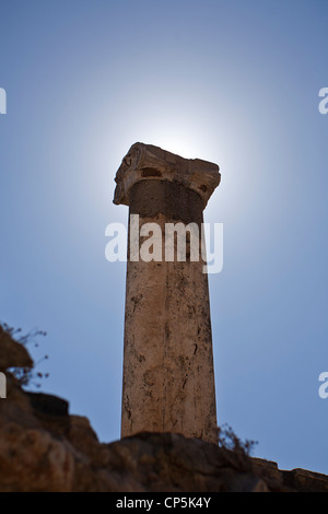 Turkey, Ephesus, column at sunlight Stock Photo - Alamy