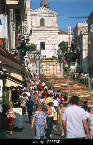 Corpus Christi procession, Rome, Italy, painted by Vincenzo Giovannini ...