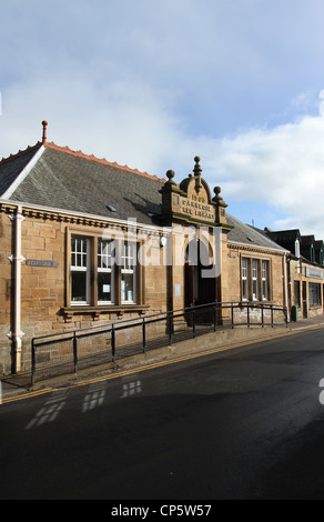 Exterior of Carnegie Free Library Tain Scotland March 2012 Stock Photo ...