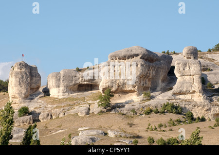 Çufut Qale, Chufut-Kale, Crimean mountains, in Crimea, Ukraine, Eastern ...