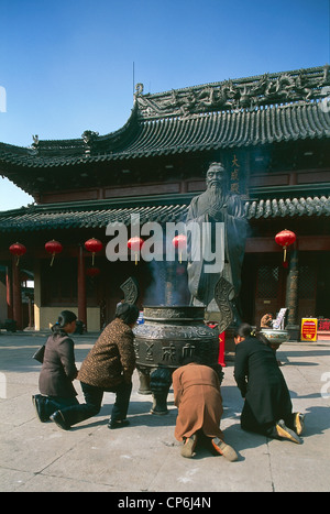 China - Jiangsu - Nanking (Nanjing). Fuzimiao area, people Stock Photo ...