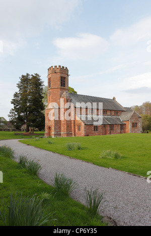 Wetheral Church near the river Eden, Wetheral, Carlisle, Cumbria, UK ...