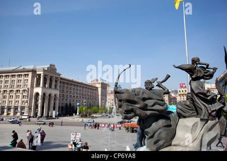 Independence square in Kiev Ukraine Stock Photo - Alamy