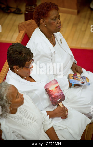People congregated to worship Christianity in an African American camp ...