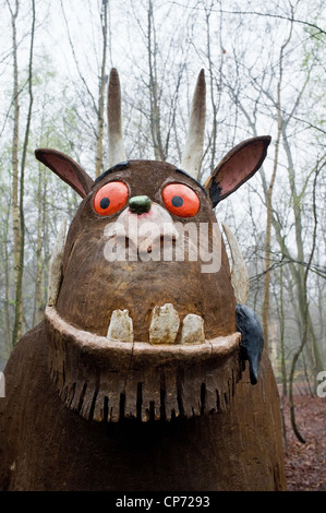 The Gruffalo Wood Carving Portrait in the Woods at Westonbirt Arboretum ...