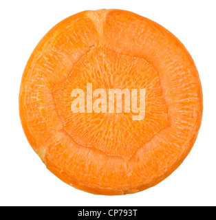 Carrot cut in slices on a board Stock Photo - Alamy
