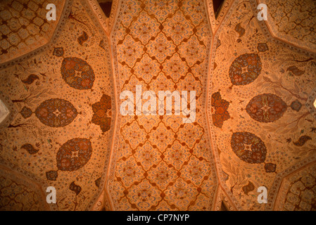 IRAN, ISFAHAN: Interior of the Ali Qapu. The Ālī Qāpū is a grand palace ...