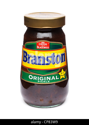 jars of Branston pickle Stock Photo - Alamy