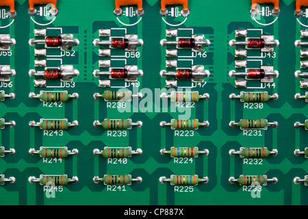 Nahaufnahme einer Platine Stock Photo - Alamy