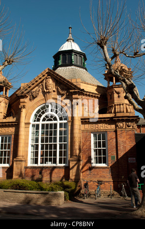 Carnegie Library building, Loughborough, Leicestershire, England, UK ...