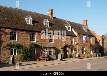 The George pub, Brailes, Warwickshire, England, UK Stock Photo - Alamy