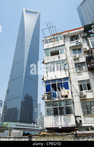 Shanghai modern skyscrapers and apartment in China Stock Photo - Alamy