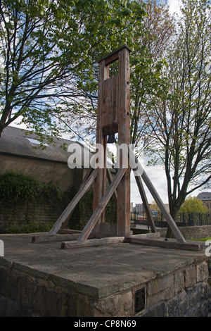 Replica of the Halifax Gibbet Stock Photo - Alamy
