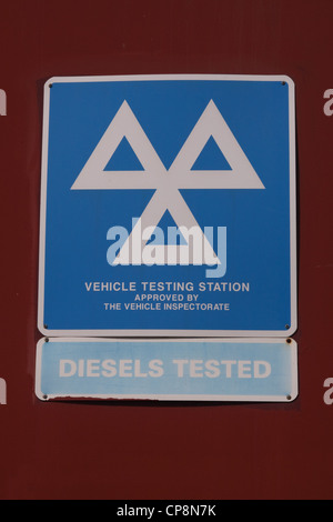 MOT Vehicle Testing Station Sign, Burford, Cotswolds, Oxfordshire ...