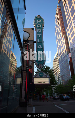 Portland sign, a popular landmark Stock Photo - Alamy