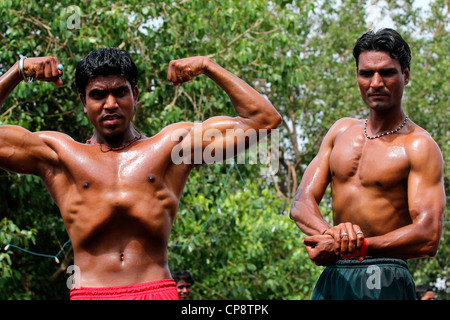 indian body builders Stock Photo - Alamy